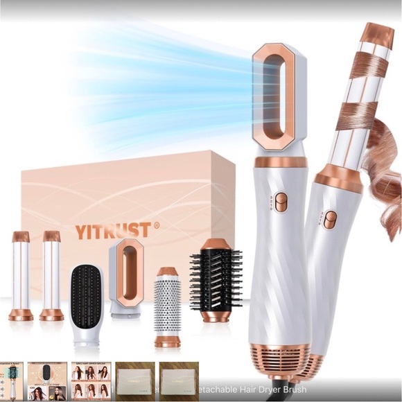 Yitrust | Hair | White And Gold Hair Styling Tool Set | Poshmark